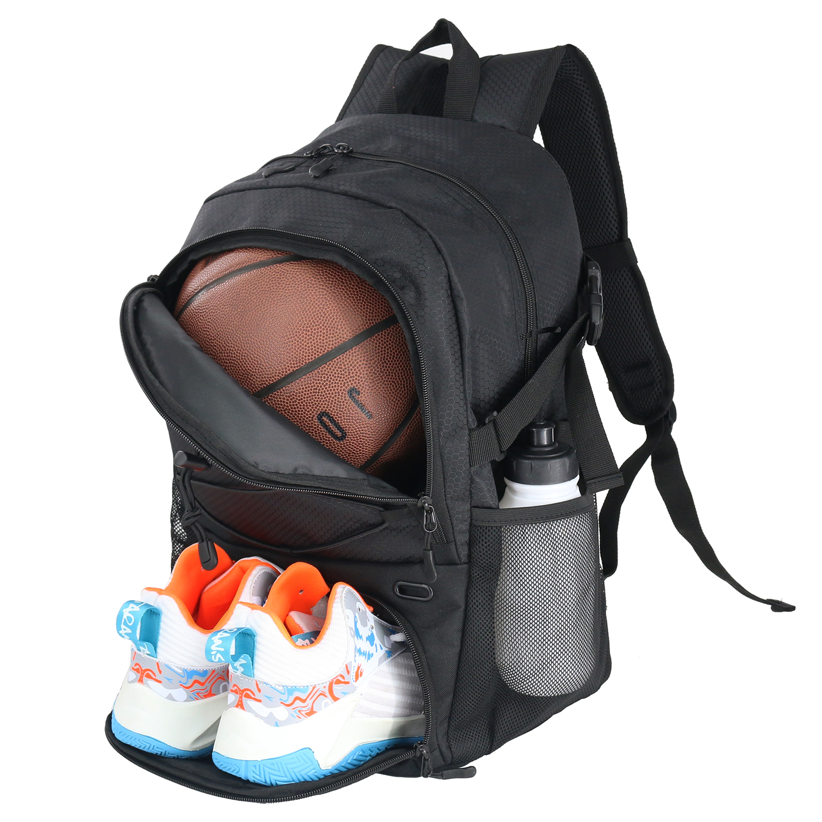 DAFISKY Basketball Backpack with Ball Compartment – Large Basketball ...
